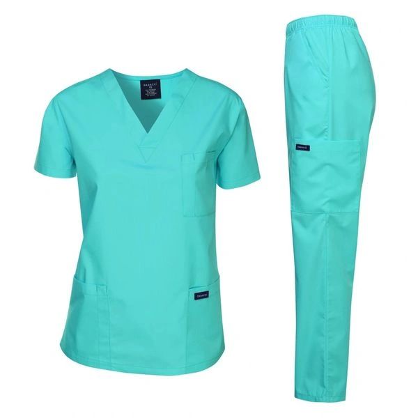 UNIFORME UNISEX *Hombre/Mujer* AQUA KB (Azul Bajito) – La Perikita Online