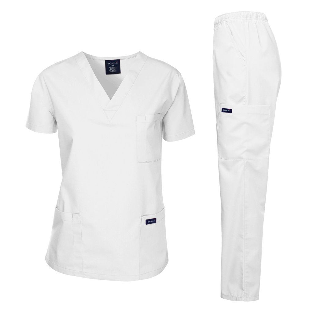 UNIFORME UNISEX *Hombre/Mujer* BLANCO KB – La Perikita Online